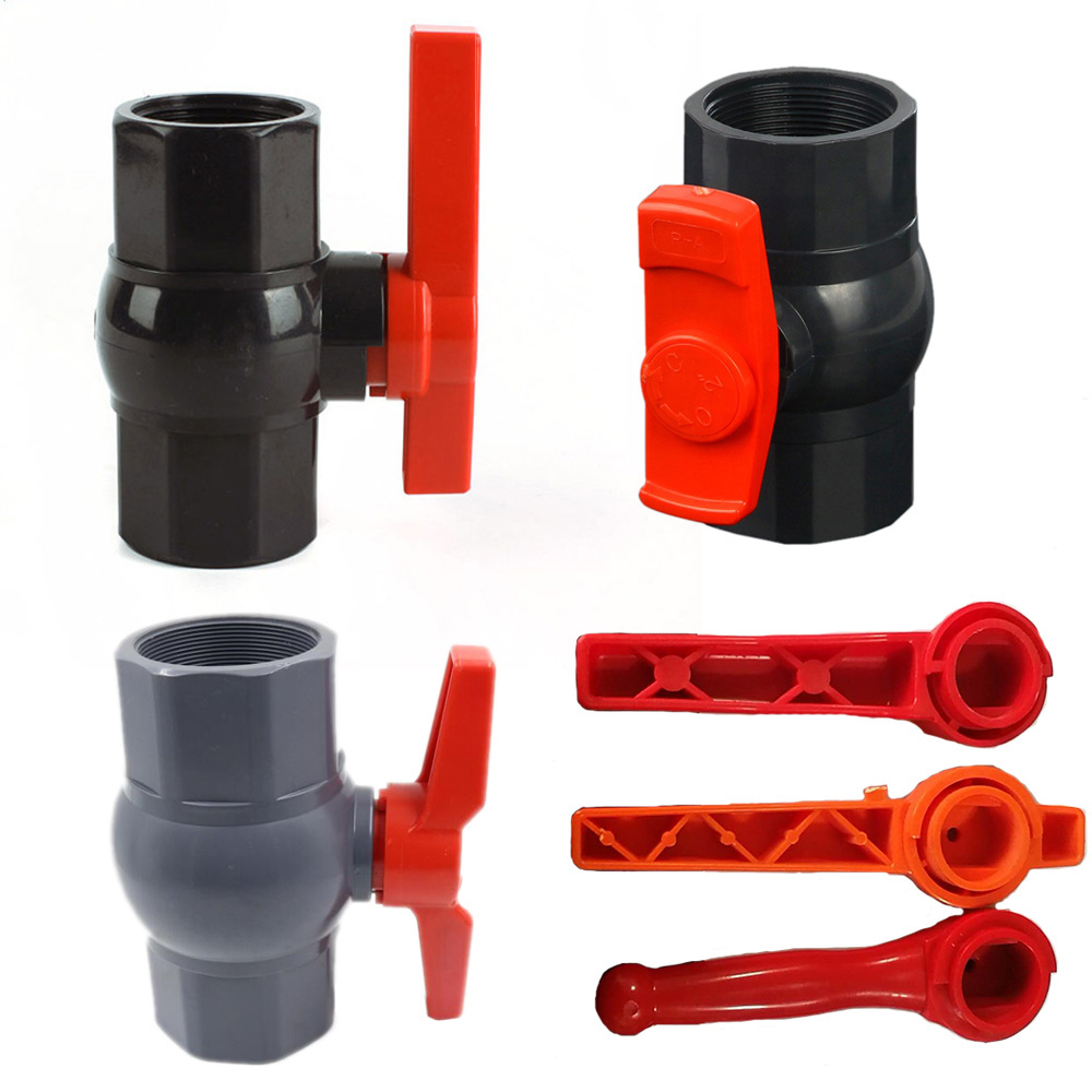 Socket and Threaded ASTM PVC Valve for Water Supply Use!
