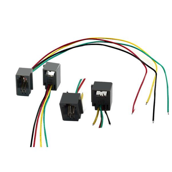 Quality 220V 8 Pin 18 AWG 200mm Telephone Receiver Cable for sale