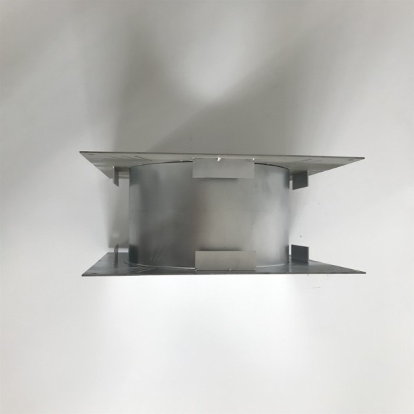 Quality Ceiling Class A Double Wall Chimney Pipe Fireproof Silver Metal Color Without for sale