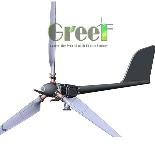 Quality Permanent Magnet Searchlight Horizontal Wind Turbine 20kw IP54 for sale