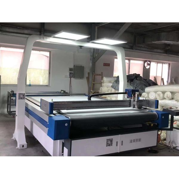 Quality Automatic Knife Cutting Machine Fabric Leather Laser Cutting Machine Vision for sale