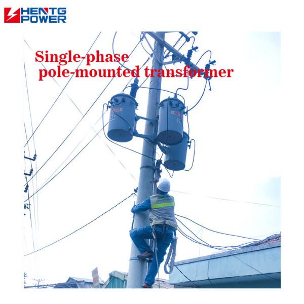 Quality Circular Coil Outdoor Single Phase Pole Mounted Transformer 250KVA 333KVA 500KVA for sale