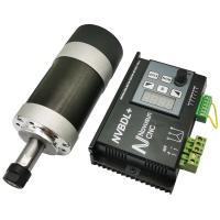 Quality Brushless Dc Motor CNC little router machine 48V 400W 12000rpm57BLY90-4120 black for sale