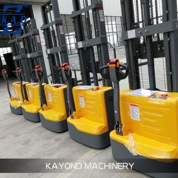 Quality Integrated 1.5T DC Motor 2.2KW Walkie 3.5m Pallet Lift Stacker for sale