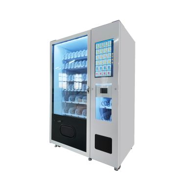 Quality Customized Sticker wrap Snack And Drink touch screen internet Vending Machines for sale