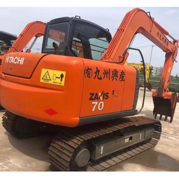 Quality ZX70 Used Hitachi Excavator Crawler Excavator Equipped With Isuzu Engine for sale