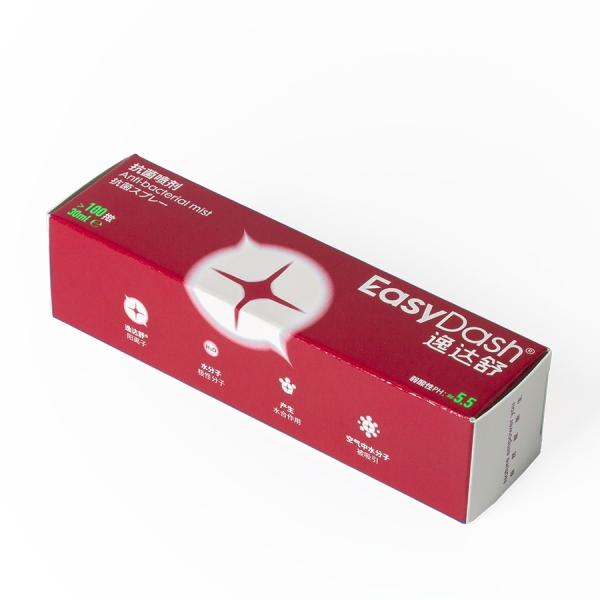Quality Customized Thickness Tuck End Box for Antibacterial Spray Packaging CMYK Color for sale