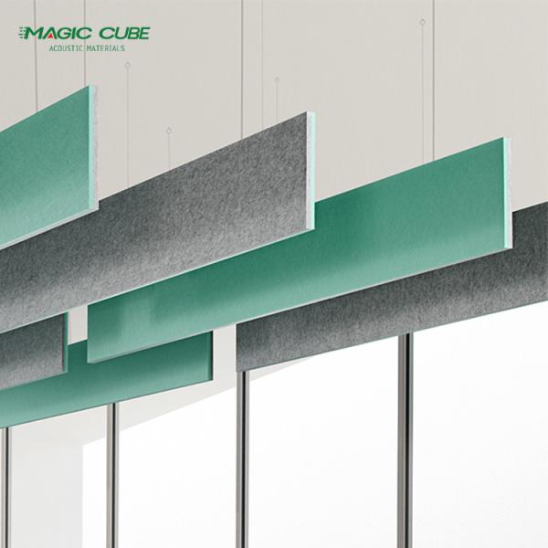 Quality Hexagon Pattern Polyester Hanging Sound Baffles For Effective Sound Absorption for sale