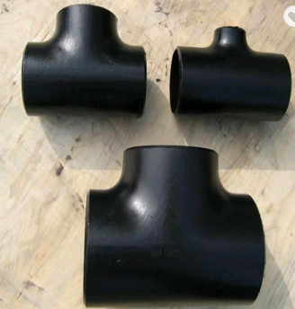 Quality DIN Steel Butt Weld Tee , Equal Galvanized Pipe Tee Seamless for sale