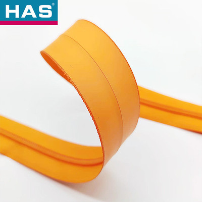 Quality Auto Lock #7 Waterproof Zipper Orange / Yellow Waterproof Zipper for sale