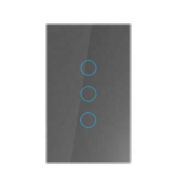 Quality 2.4GHz Tuya 4 Gang Smart Light Switch EU 3 Gang Wifi Light Switch for sale