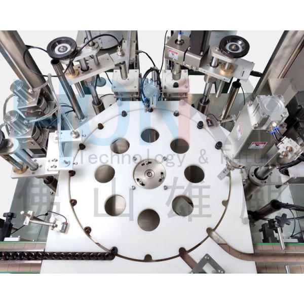 Quality Full Automatic 15ml Essential Oil Filling Machine with Ceramic Pump for Glass for sale