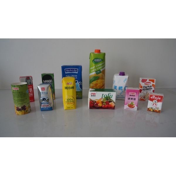 Quality 125ml Multi-layer Laminating Aseptic Packaging Material For Milk, Aseptic Carton for sale
