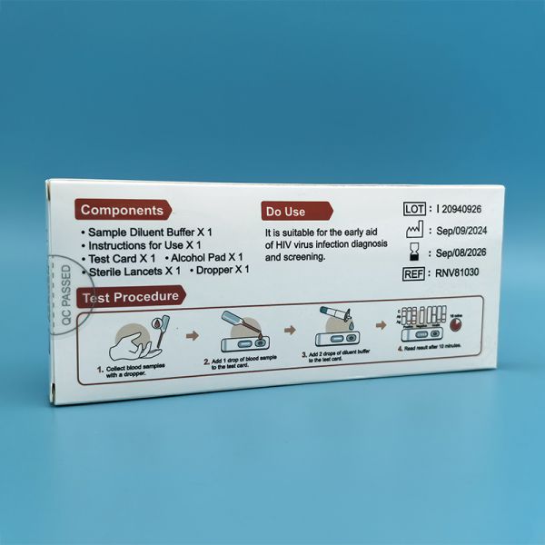 Quality 2 in 1 HIV Combo Antigen Rapid Test Kit for Home Self Test for sale