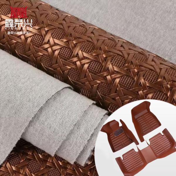 Quality PVC Embossed Synthetic Leather Fabric for Car Seats and Furniture for sale