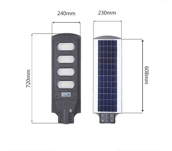 Quality Lighting and Circuitry Design 300W High Lumens Solar Street Light with Remote for sale