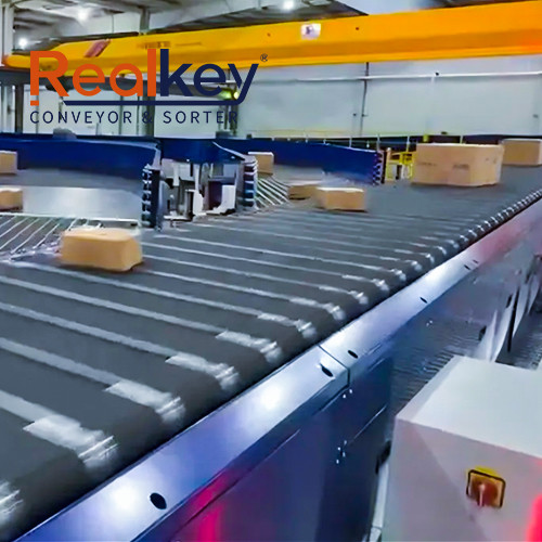 Quality CE High-Efficiency Low Maintenance Automated Parcel Sorting Narrow Belt Sorter for sale