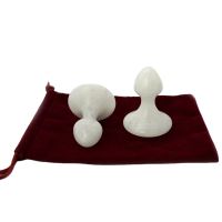 Quality Logo Customized White Jade Gua Sha Massage Tool for Face and Neck Pain Relief for sale