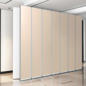 Quality Commercial Furniture Folding Partitions Movable Walls with Melamine Surface at for sale