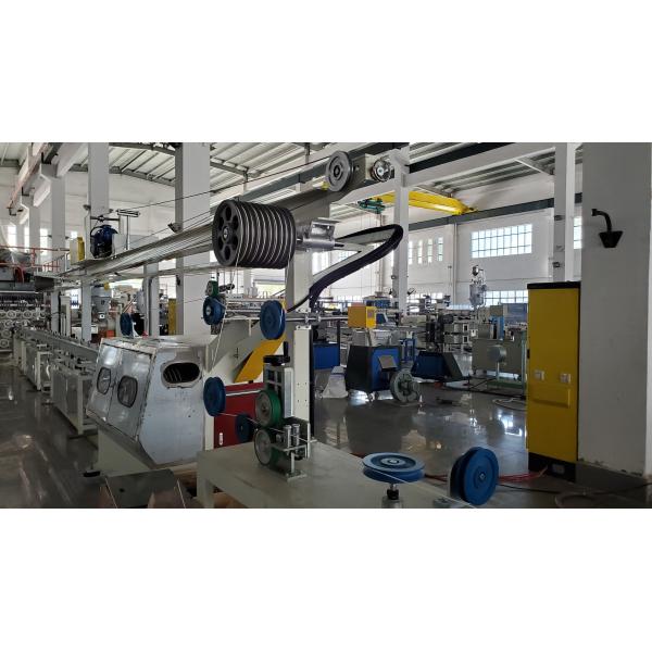 Quality Multiple Core Optical Fiber Cable Extrusion Machine , Messenger Fiber Optic for sale