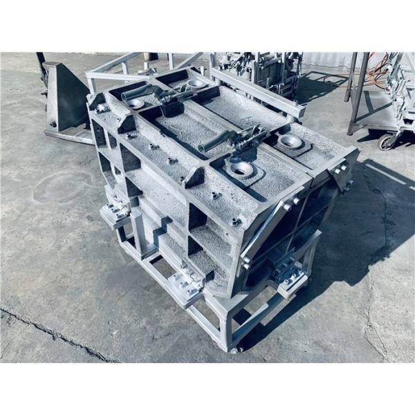 Quality Anti Rust Aluminum Rotational Molds Casting PU Post Foam Jig With 4 Inject Holes for sale