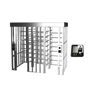 Quality SUS304 Card Swipe Full Height Sliding Turnstile Gate Pedestrian Access Card for sale