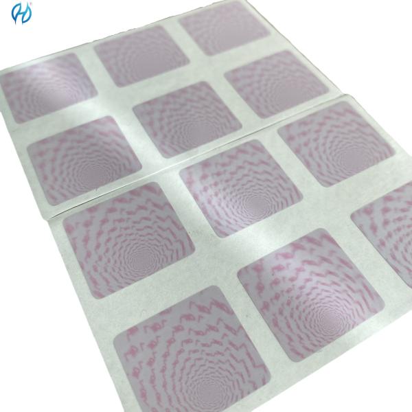 Quality Waterproof Double Layer Labels with Rectangle Shape and Fluorescence Printing Performance for sale