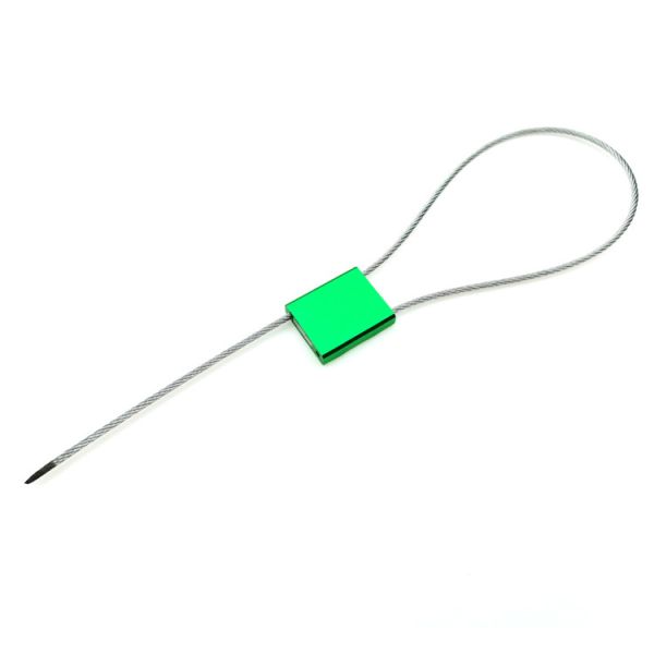 Quality Markable Area 26*22mm Pull Tight Tamper Proof Security Container Numbered Cable for sale