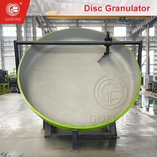 Quality Disc Granulator Fertilizer Machine 1-2T/H with PLC Control System for sale