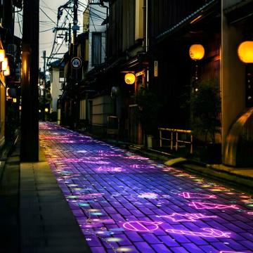 Quality Waterproof Floor Interactive Projection System 5000Lm For Outdoor for sale