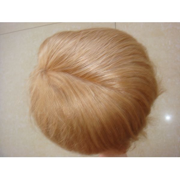 Quality Customized 100% Human Hair Straight Blonde Wig Lace Front for sale