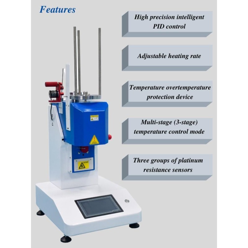 High Accuracy Temperature Control System Plastic and Rubber Melt Flow Index Tester