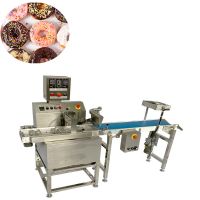 Quality PE8 Commercial fan cooling small chocolate enrober for donut/doughnut for sale