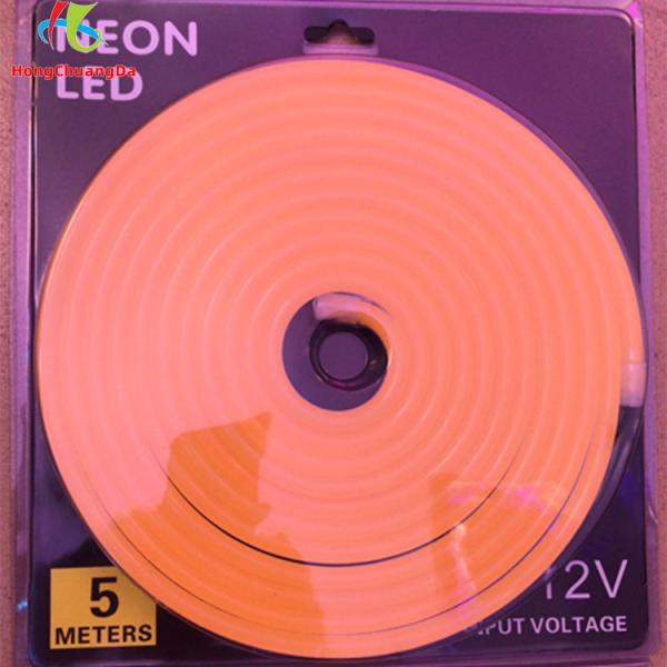 Quality 12v Flexible LED Strip Lights With 2.5cm 1cm Cuttable Neon Rope Light for sale