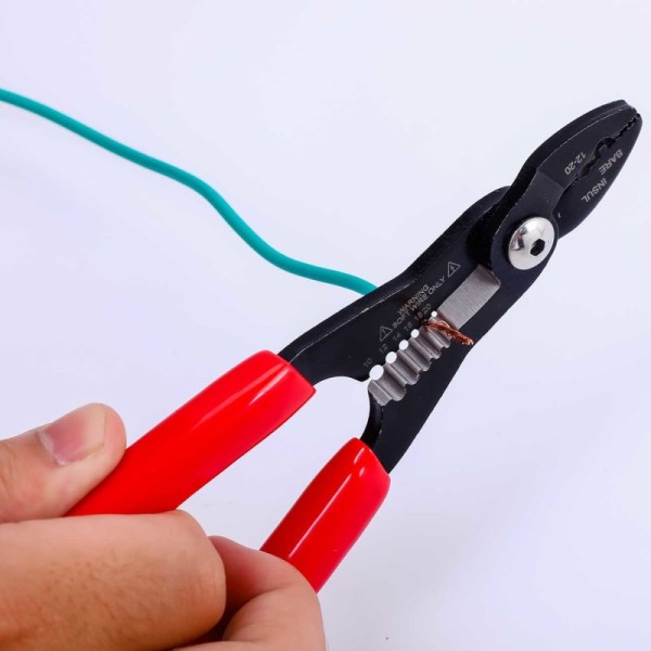 Quality Compact Electricians Wire Stripping Plier Cutters 4 In 1 Multi Purpose for sale