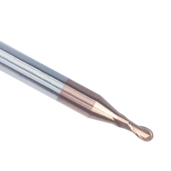 Quality 2mm Ball Nose Cutter Hss Cnc Ball Nose Router Bits Solid Carbide Hrc55 for sale