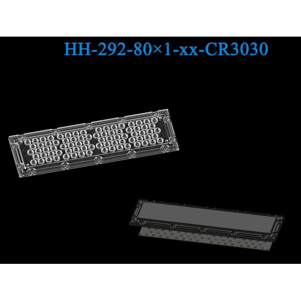 Quality 92% Transmittance PC Flood Light Lens for 80x 3030 LEDs for sale