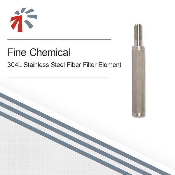 Quality Customized 304L Stainless Steel Sintered Metal Fiber Filter Element for Fine Chemical for sale