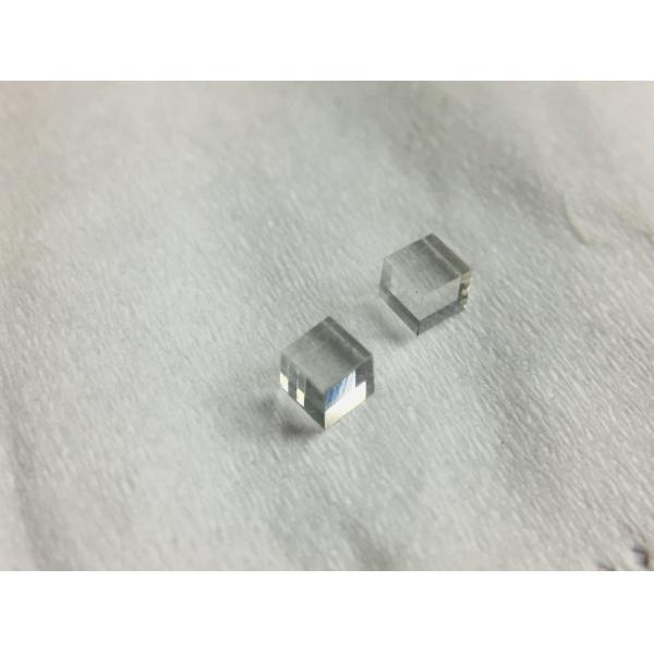 Quality Cube Or Triangle Optical CVD Diamond Prism Mono / Single Crystalline CVD Diamond for sale