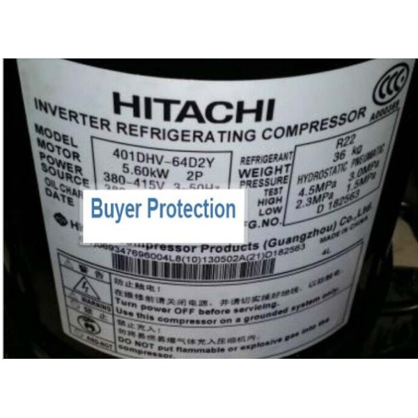 Quality 6HP Hitachi Scroll Compressor , Variable Frequency scroll type ac compressor for sale