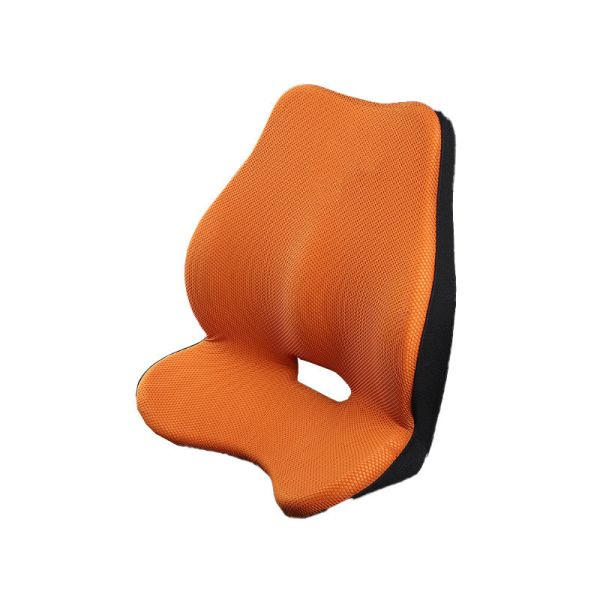 Quality Soft Square Memory Foam Travel Pillow Car Lumbar Waist Support Back Cushion 100% for sale