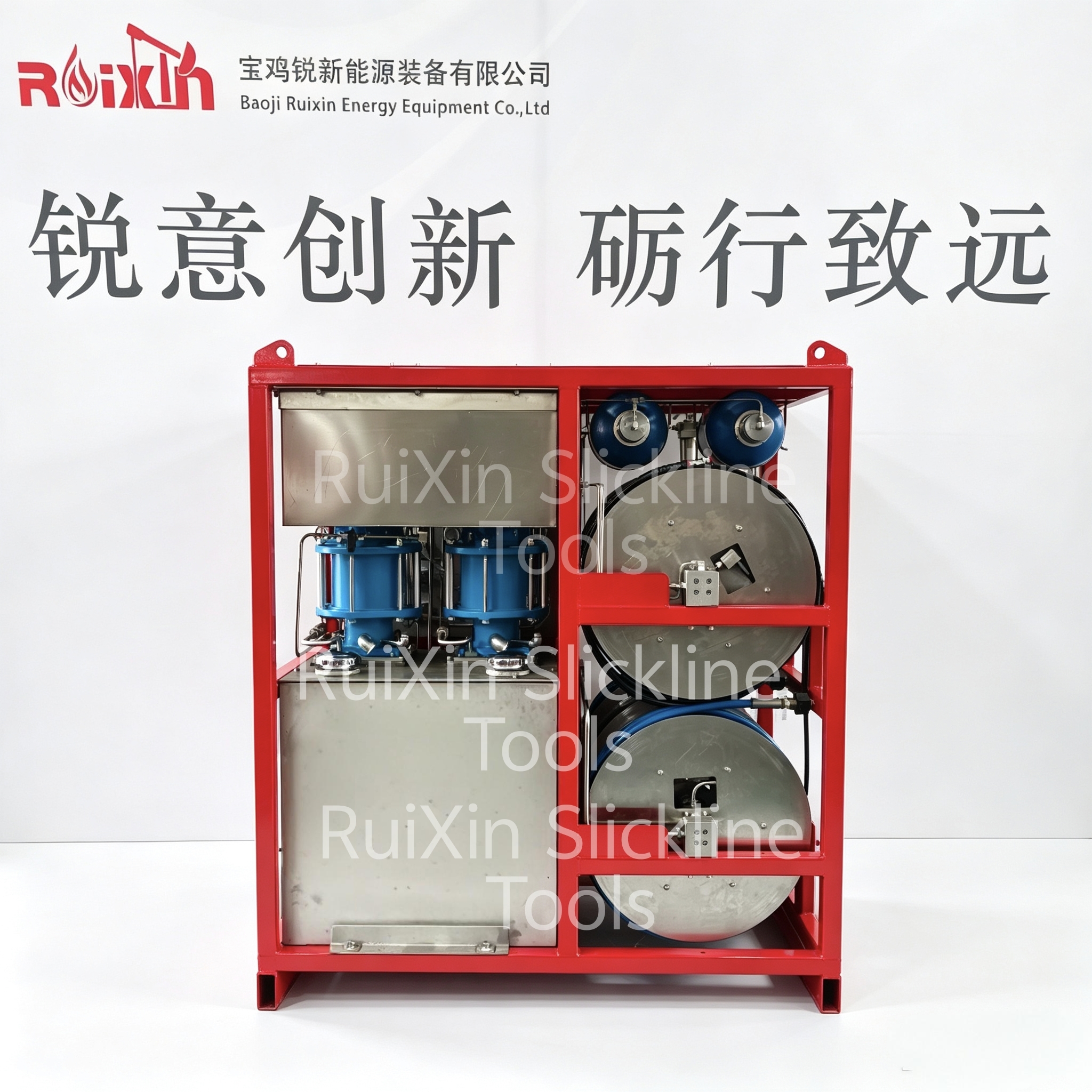 Quality Slickline PCE Hydraulic Control Grease Injection Pump System 5000PSI ～15000PSI for sale