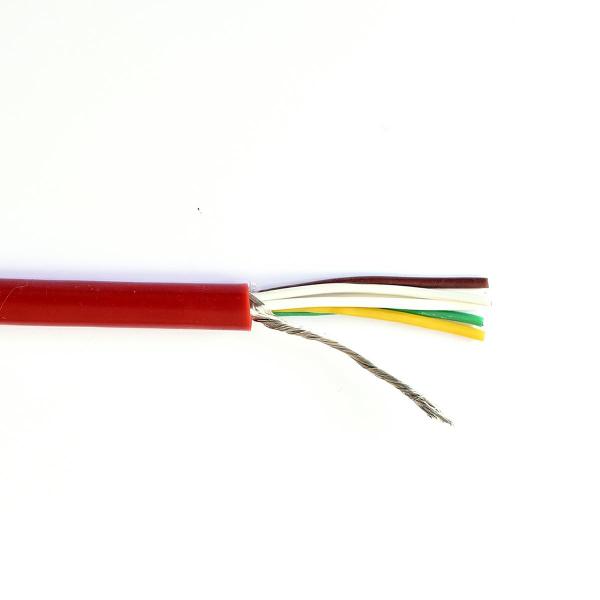 Quality SIHF Flexible Silicone Wrap 4 Cores Shielded Cable 450V 750V for sale