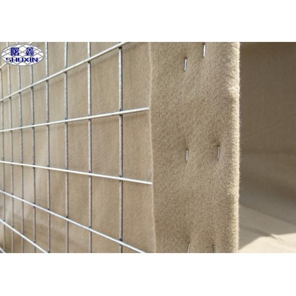 Quality Army Border Perimeter Defensive Barrier , Gabion Wire Mesh Boxes for sale