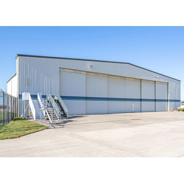 Quality Customized Long Span Metal Structure Hangar With Lounge And Office Area for sale
