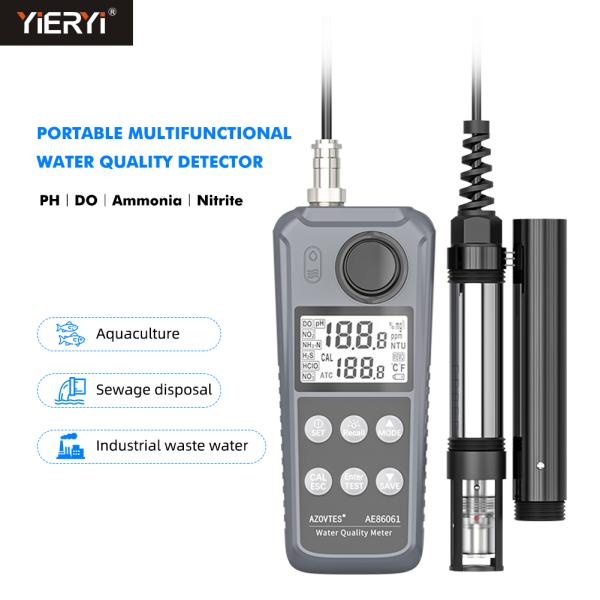 Quality Bluetooth PH Meter for Aquaculture with DO Ammonia Nitrite Testing for sale