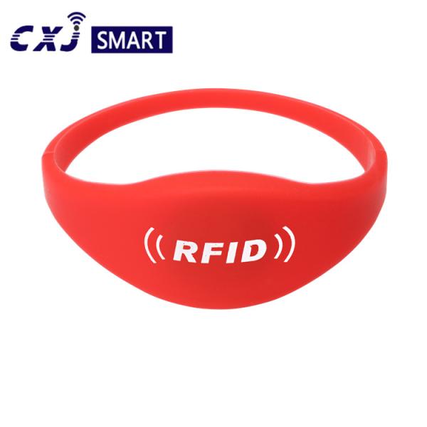 Quality Rubber Silicone RFID NFC Bracelet Ultralight Ev1 NFC 213 OEM for sale