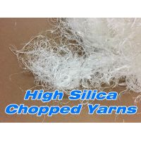 Quality High Temp 96.0% SiO2 50mm Glass Fiber Chopped Strands for sale