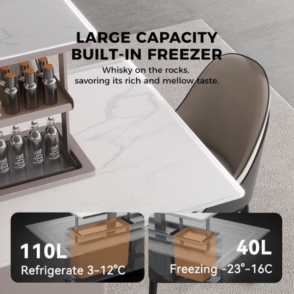 Quality Smart and Space-Saving Multifunction Lift Freezer Conference Table for Modern for sale