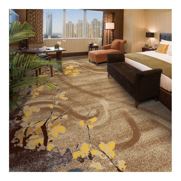 Quality Lead And Flower Element Nylon Wall To Wall Printed Carpet For Room for sale